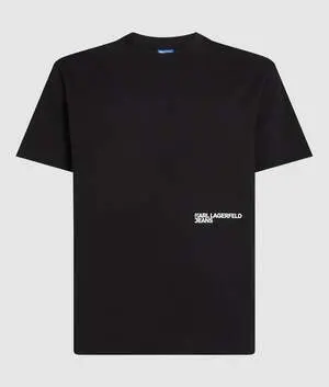 KL JEANS Digitized Karl T-shirt - Black