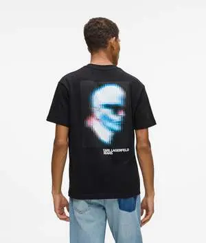 KL JEANS Digitized Karl T-shirt - Black