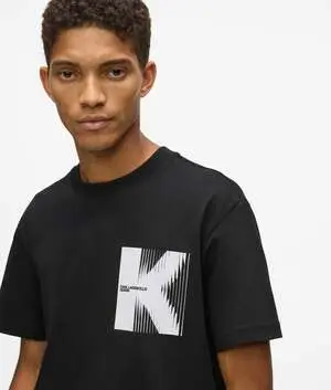 KL JEANS K Artwork T-shirt - Black