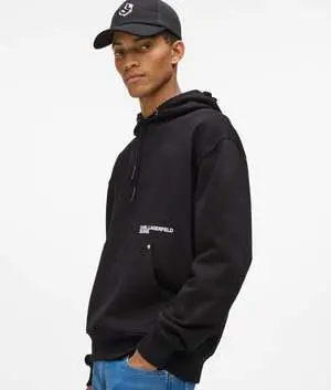 KL JEANS Jeans Graffiti Monogram Organic Cotton Hoodie