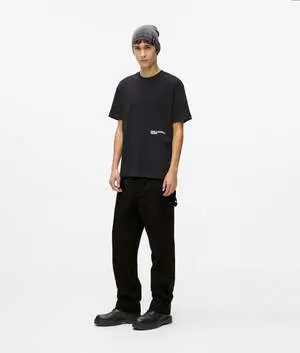 KL JEANS Jeans Carpenter Pants With Mixed-material Pocket