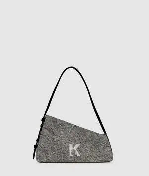 KL JEANS Geo Denim Shoulder Bag
