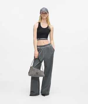 KL JEANS Geo Denim Shoulder Bag