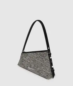 KL JEANS Geo Denim Shoulder Bag