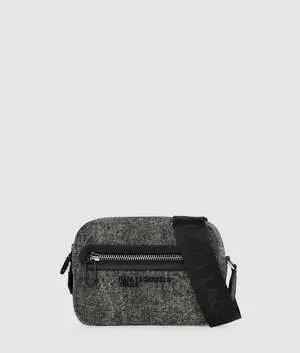 KL JEANS Jeans Washed Denim Crossbody Bag - Washed Black