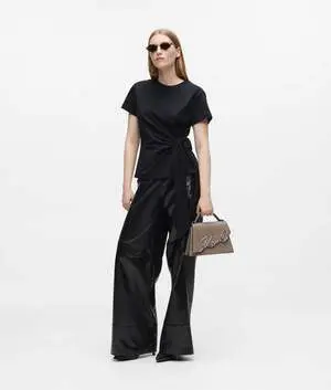Karl Lagerfeld K/signature Medium Crossbody Bag - Ash Grey