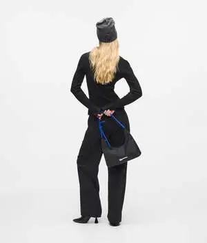 KL JEANS Cord Nylon Shoulder Bag
