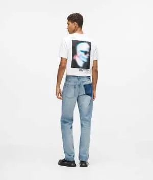 KL JEANS Jeans Removed Pocket Straight Jeans In Denim - Visual Mid Blue