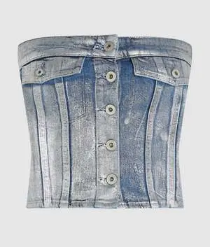 KL JEANS Jeans Coated Denim Bustier