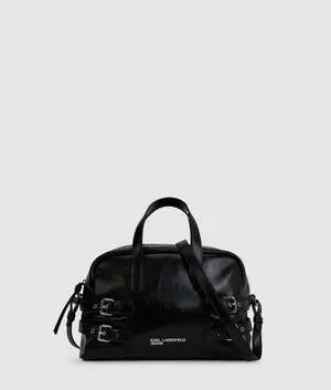 KL JEANS Jeans Buckled Bowling Bag - Black