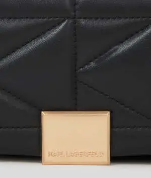 Karl Lagerfeld K/kuilt Small Crossbody Bag - Black