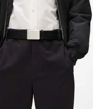 KL JEANS Logo Leather Belt