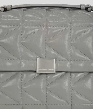 Karl Lagerfeld K/kuilt Shiny Large Shoulder Bag