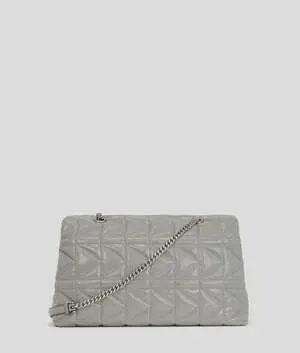 Karl Lagerfeld K/kuilt Shiny Large Shoulder Bag
