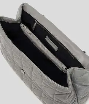 Karl Lagerfeld K/kuilt Shiny Large Shoulder Bag