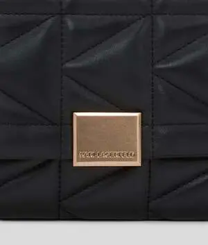 Karl Lagerfeld K/kuilt Crossbody Top Handle Bag - Black