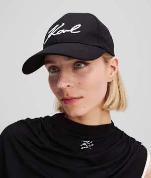 Karl Lagerfeld K/signature Cap - Black