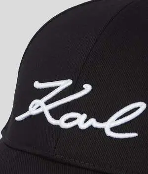 Karl Lagerfeld K/signature Cap - Black