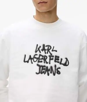 KL JEANS Jeans Organic Cotton Graffiti Logo Sweatshirt