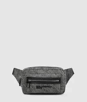 KL JEANS Jeans Washed Denim Belt Bag - Washed Black