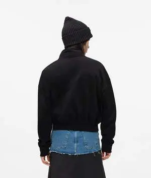 KL JEANS Jeans Half-zip Cropped Sweatshirt