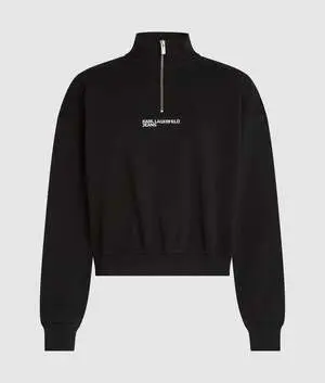 KL JEANS Jeans Half-zip Cropped Sweatshirt
