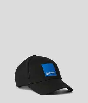 KL JEANS Jeans Logo Patch Baseball Cap - Black