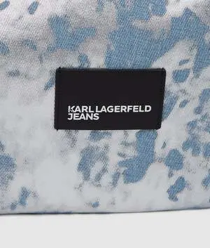 KL JEANS Jeans Silver-coated Denim Hobo Bag