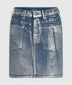 KL JEANS Jeans Coated Denim Mini Skirt
