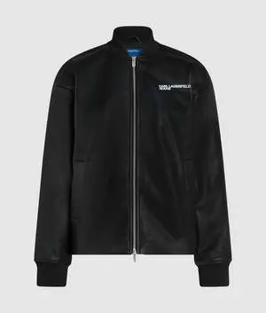 KL JEANS Jeans Faux Leather Bomber Jacket