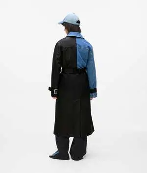 KL JEANS Paneled Trench Coat
