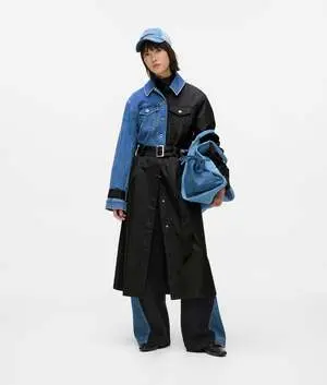 KL JEANS Paneled Trench Coat