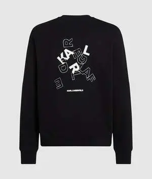 Karl Lagerfeld Logo Organic Cotton Sweatshirt