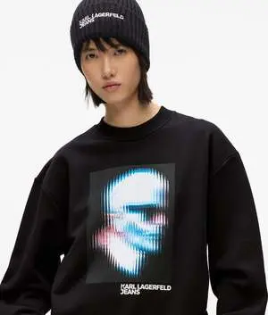 KL JEANS Jeans Digitized Portrait Sweatshirt