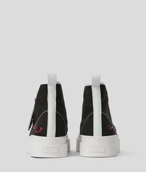 Karl Lagerfeld X Disney Donald Duck High-top Sneakers
