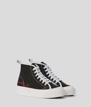Karl Lagerfeld X Disney Donald Duck High-top Sneakers