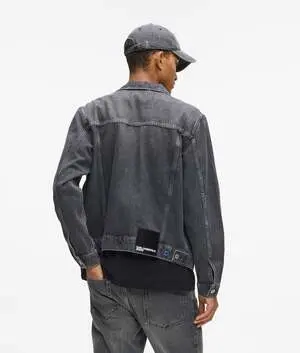 KL JEANS Jeans Regular-fit Washed Denim Jacket