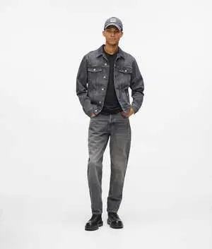 KL JEANS Jeans Regular-fit Washed Denim Jacket