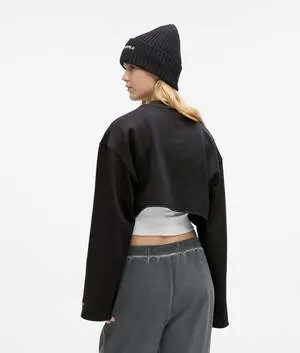 KL JEANS Jeans Layered Cropped Sweatshirt With Fitted Tank