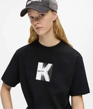 KL JEANS Jeans "k Artwork" Cotton T-shirt - Black