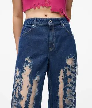KL JEANS Jeans Distressed Relaxed Fit Jeans
