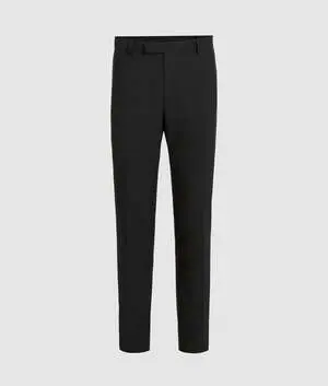 Karl Lagerfeld Tailored Faux-leather Detail Pants