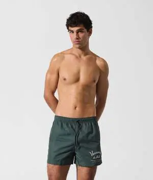 Karl Lagerfeld Vacances De Karl" Boardshorts - Deep Forest