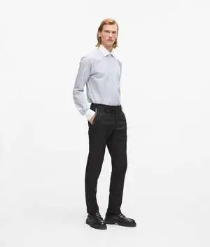 Karl Lagerfeld Striped Shirt - White/blue