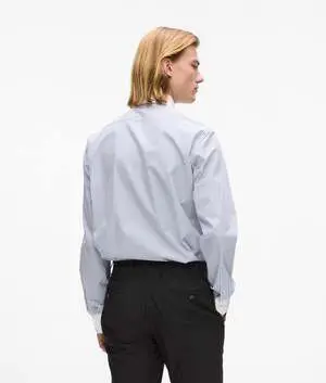 Karl Lagerfeld Striped Shirt - White/blue