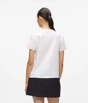 Karl Lagerfeld Rhinestone Logo T-shirt