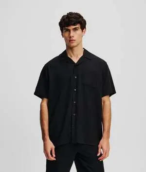 Karl Lagerfeld Kameo Short-sleeved Shirt - Black