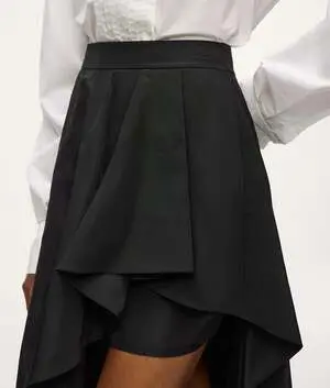 Karl Lagerfeld Structured Ruffle Skirt