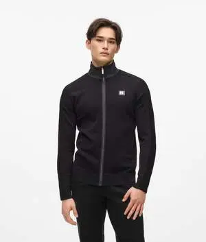 Karl Lagerfeld Knit Zip-up Jacket