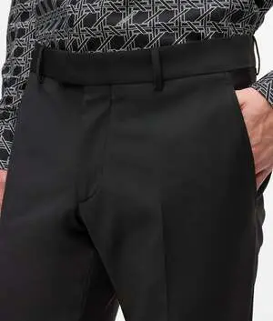 Karl Lagerfeld Slim-fit Wool-blend Stretch Pants